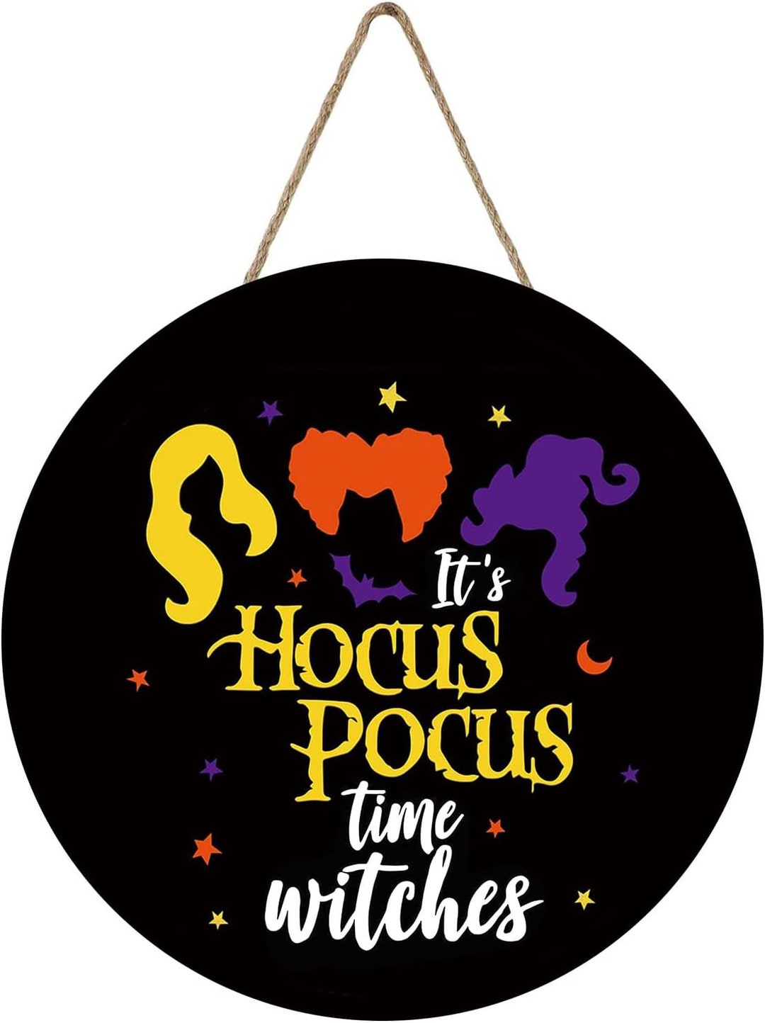 Halloween Hocus Pocus Door Sign Hocus Pocus Time Witches - Etsy