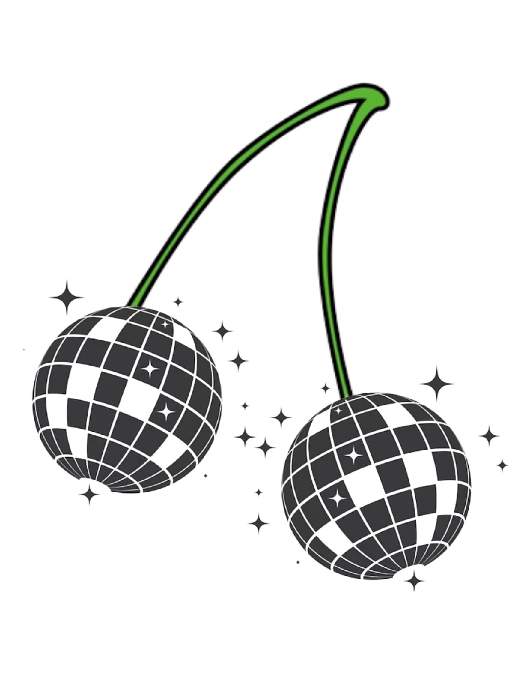 Cherry Disco Balls Wall Art - Etsy