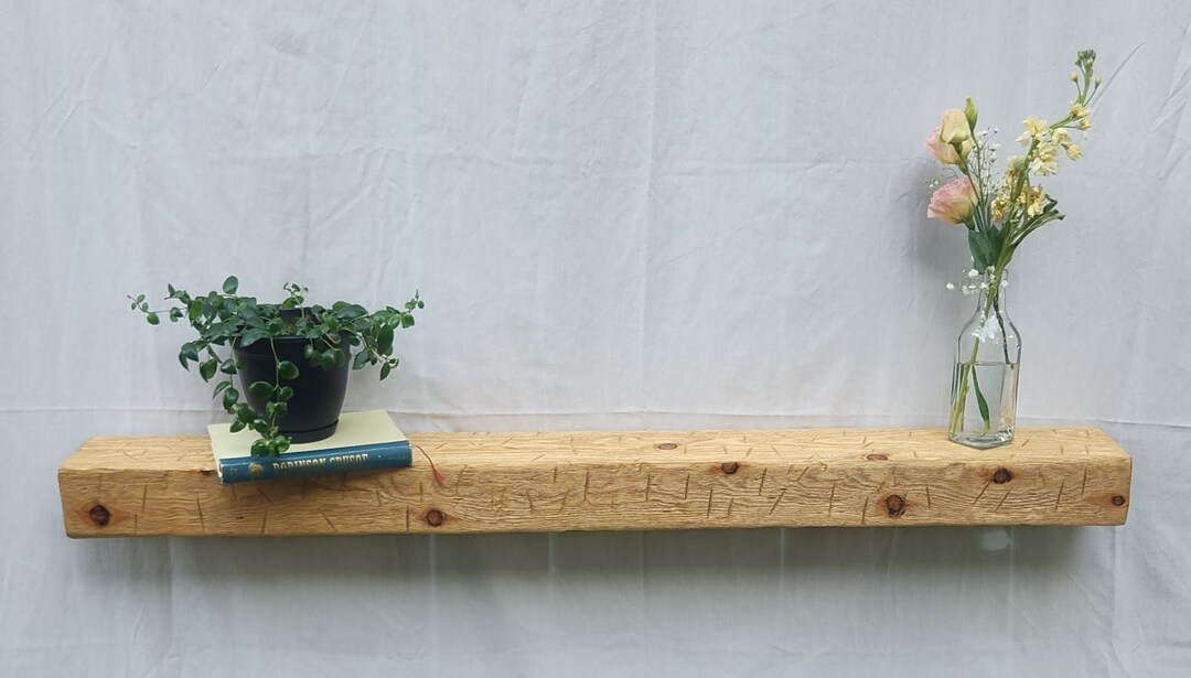 Floating Shelf Easy Mount Rustic Design - Etsy
