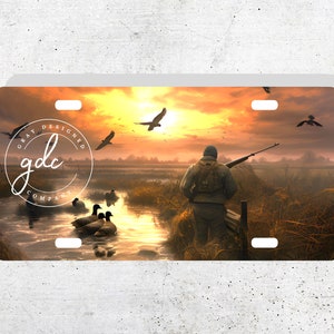 Duck License Plate Sublimation Design Digital Download PNG Instant ...