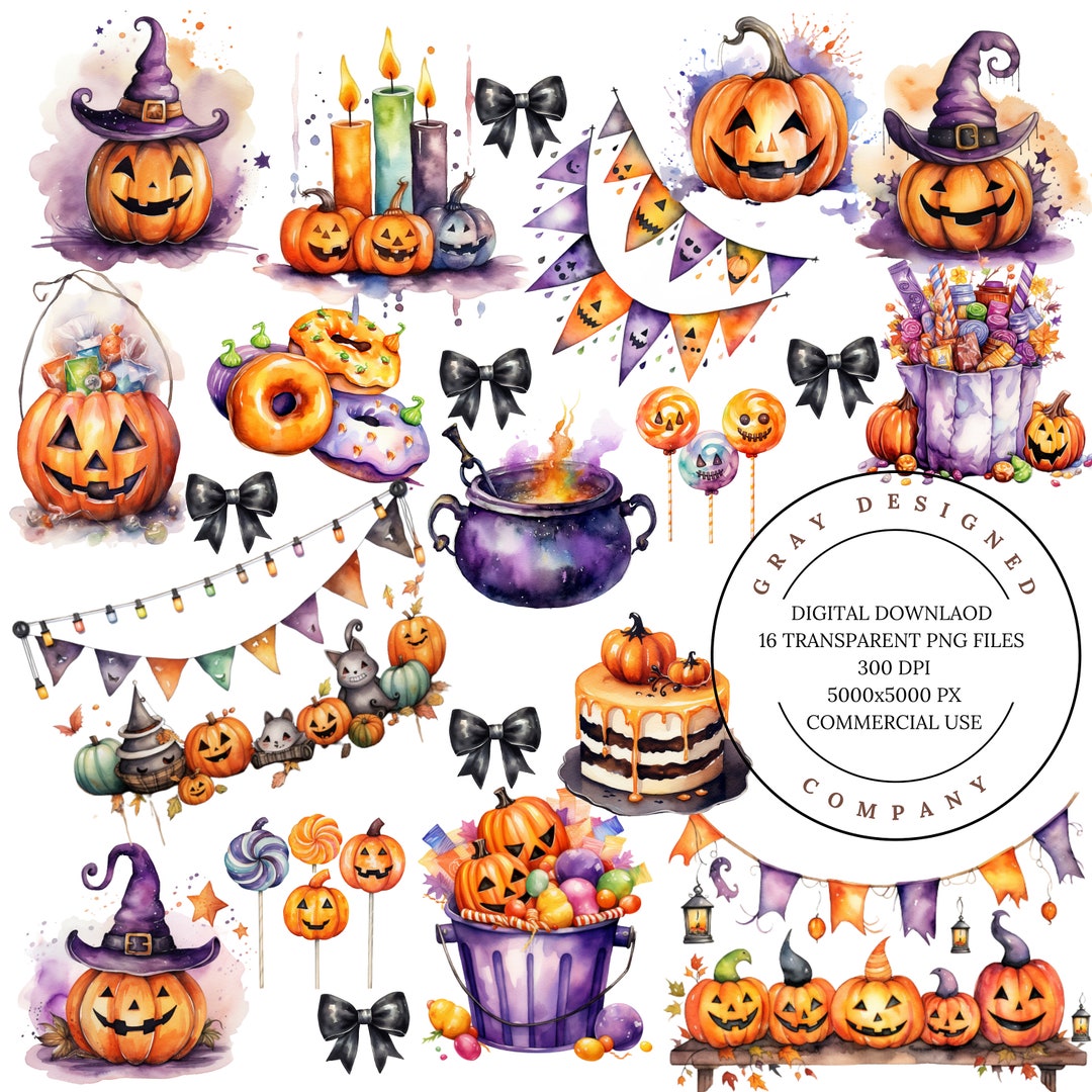 Halloween Digital Planner Stickers: Goodnotes Icons (digital Download ...