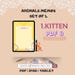 Animals Digital Notepad | PDF | Instant Download | iPad & Tablet - Etsy