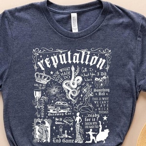 Taylor swift reputation shirt - Etsy