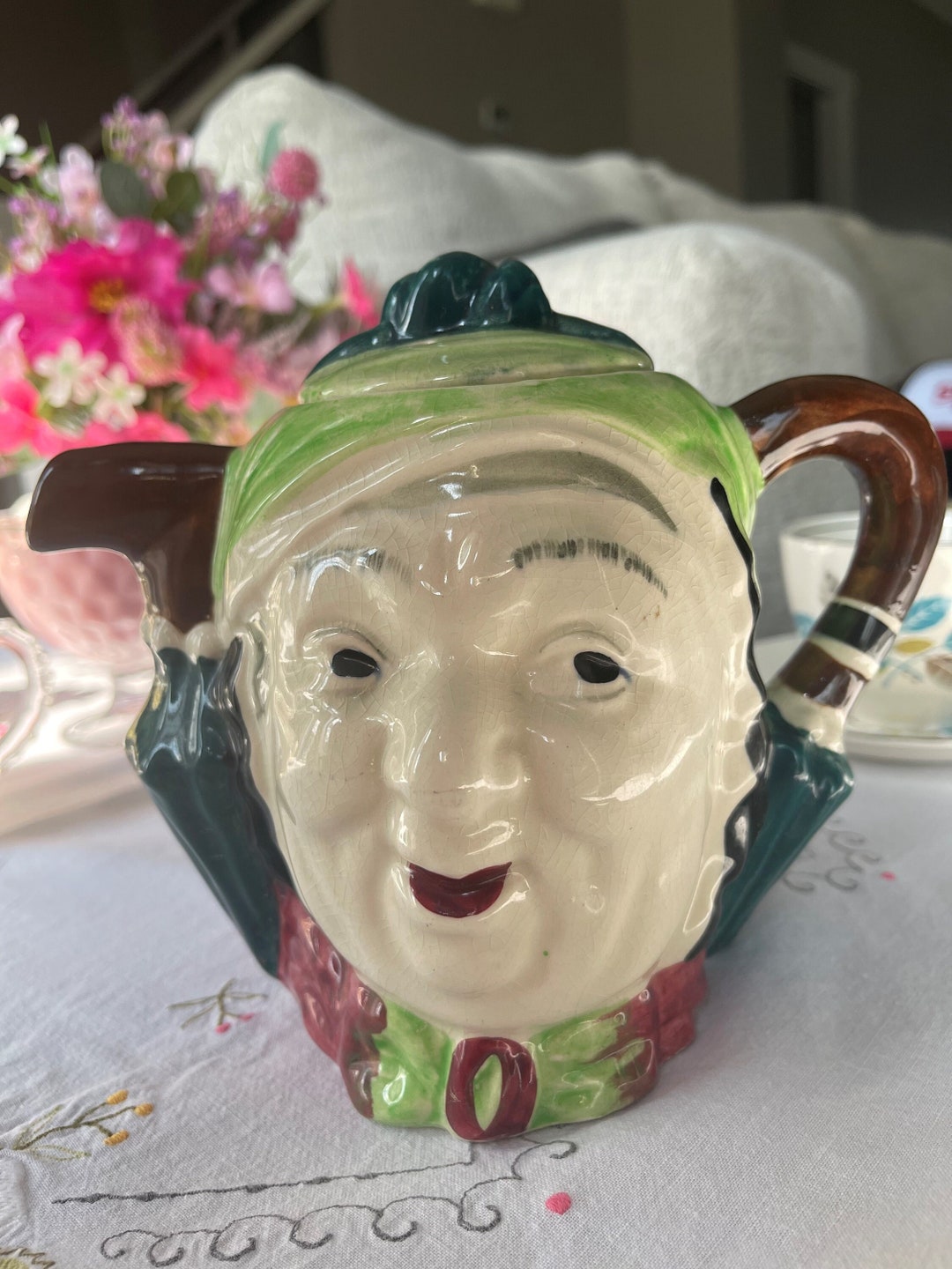 Vintage 1930's Sairey Gamp Novelty Teapot - Etsy