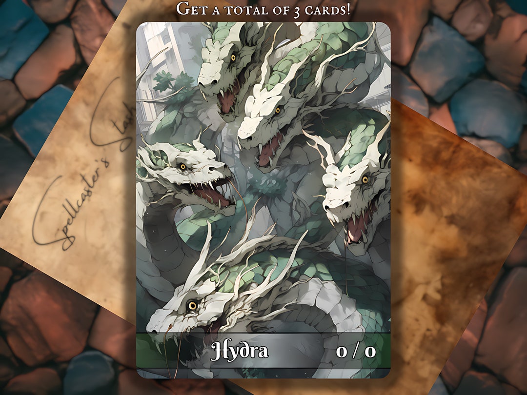 HYDRA MTG TOKEN X3 , Anime - Etsy