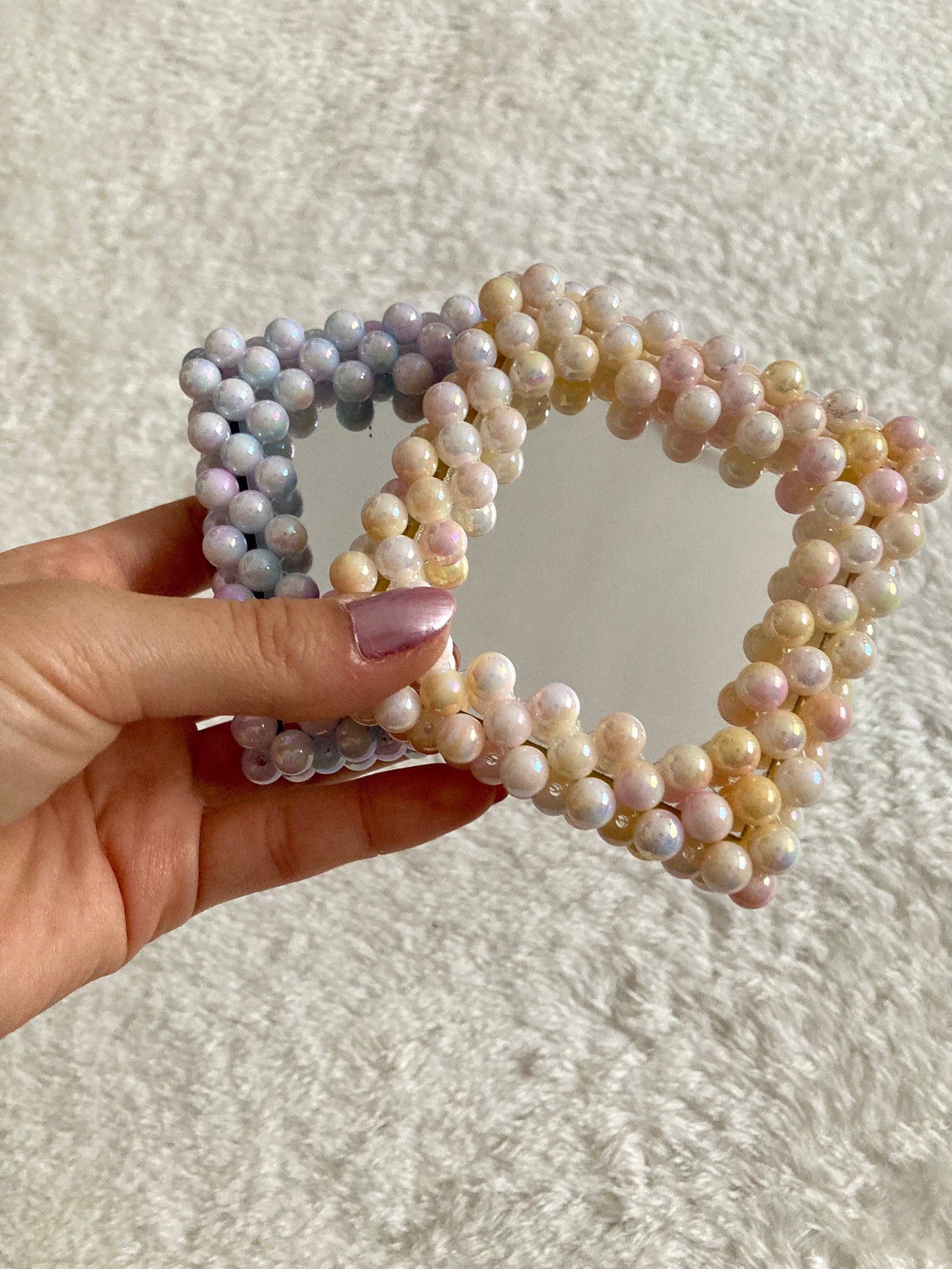 Women's Pocket Mirror Bag Mirror Make-up Mirror Hand - Etsy