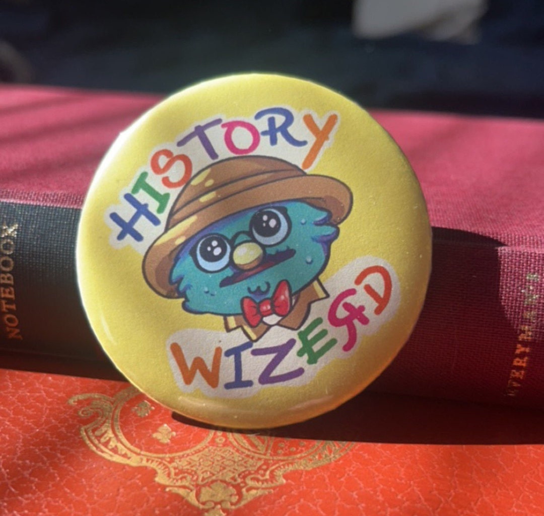 HISTORY WIZARD Professor Puppet Pin - Etsy