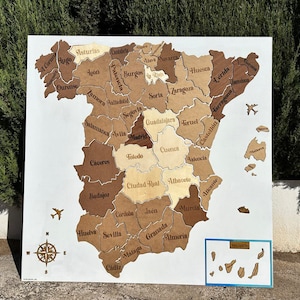 Spain Vector Map SVG, Ai, DXF, LBRN2 - Etsy