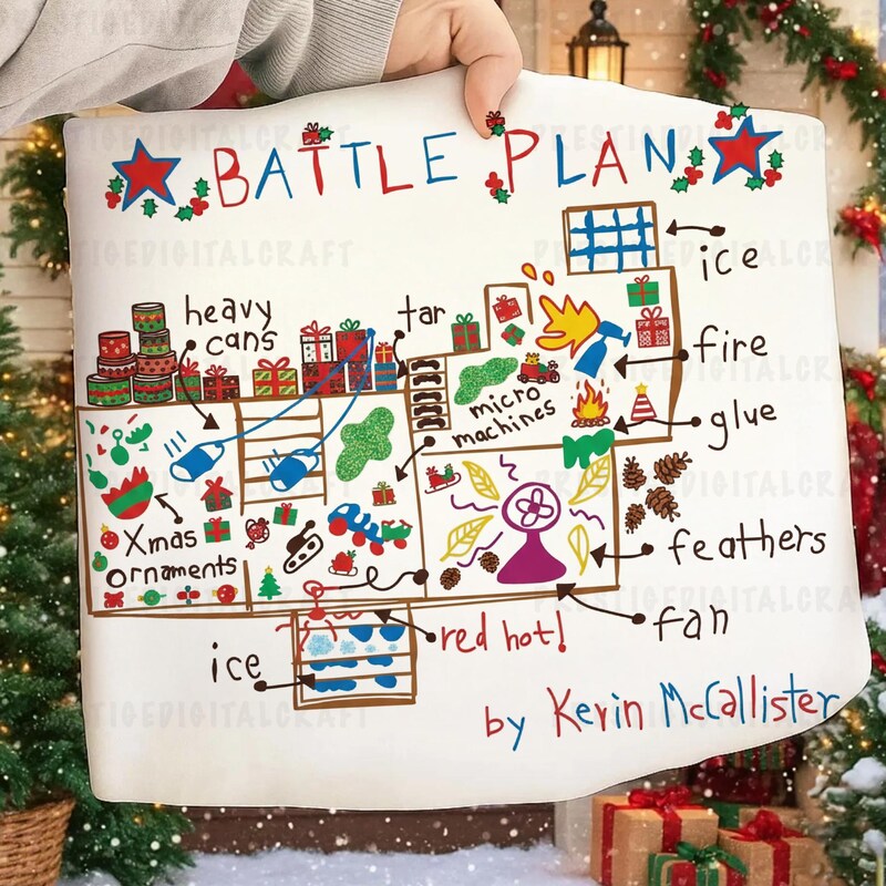 Home Alone Battle Plan Printable - Etsy