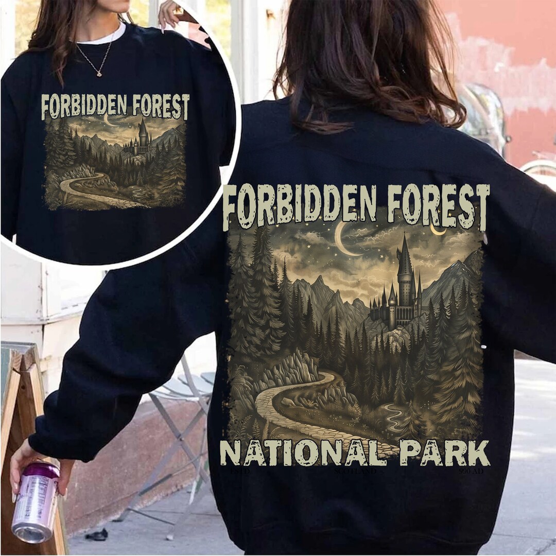 National Park Wizard Png Instant Download, Forbidden Forest Shirt ...