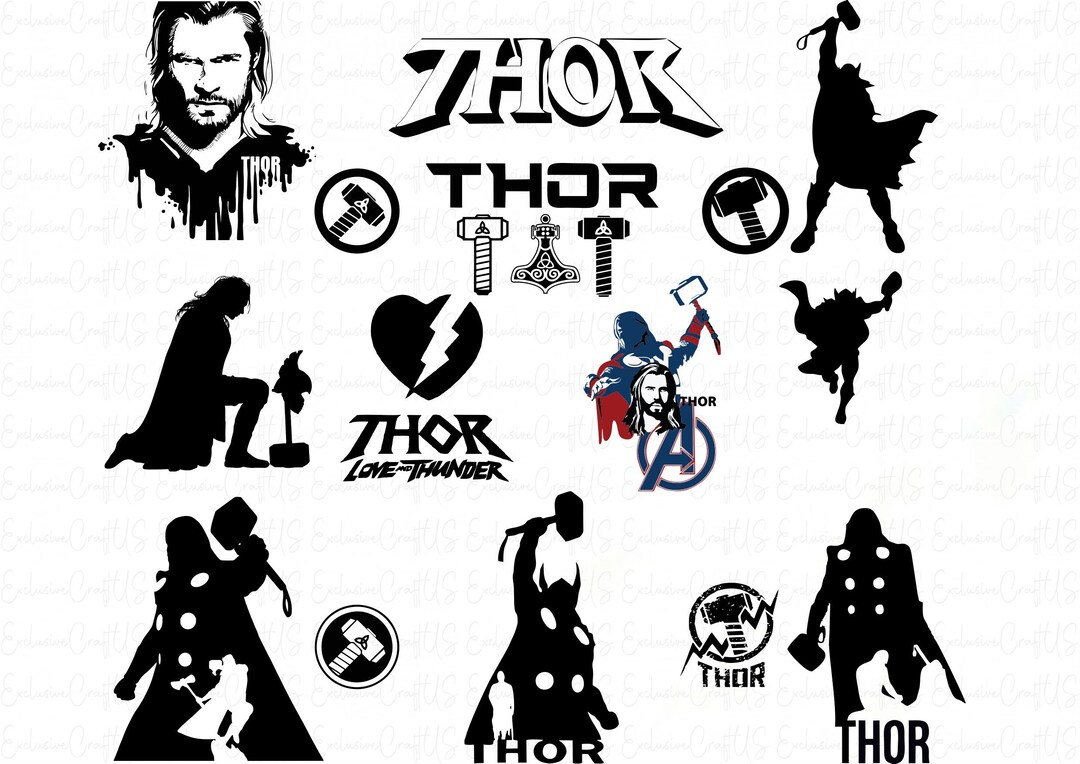 Buy Thor SVG Bundle, Ragnarok, Cut File for Cricut, Digital Download ...