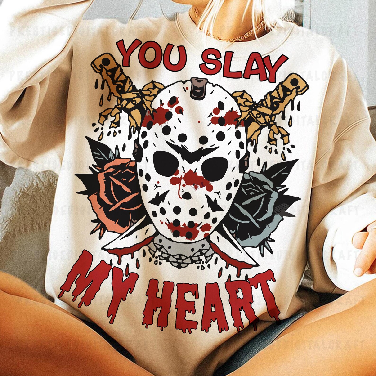You Slay My Heart SVG, Horror Valentine's Day Svg, Scary Svg, Printable ...