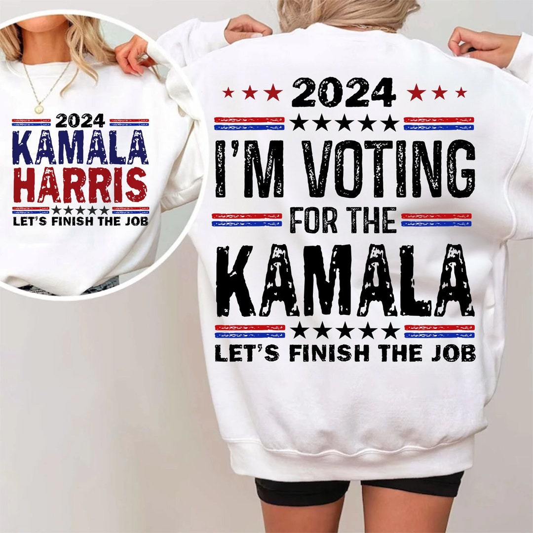 Kamala Harris Let's Finish the Job Png Svg , Kamala Harris President ...