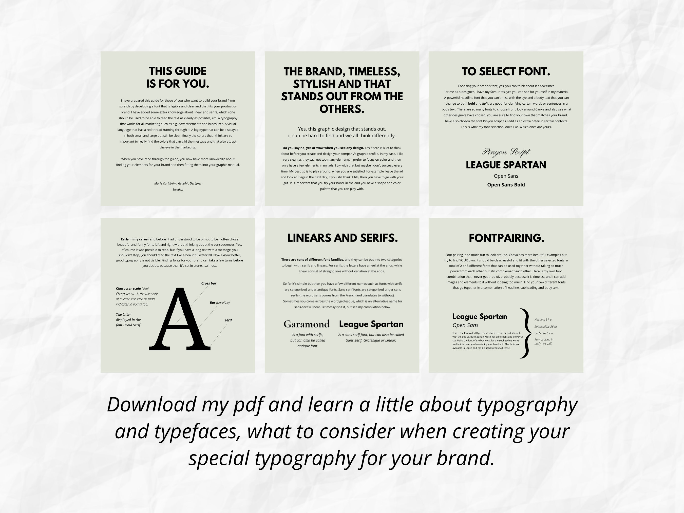 How to Create Your Brand I Brand Book I Small Business I Graphic Design ...