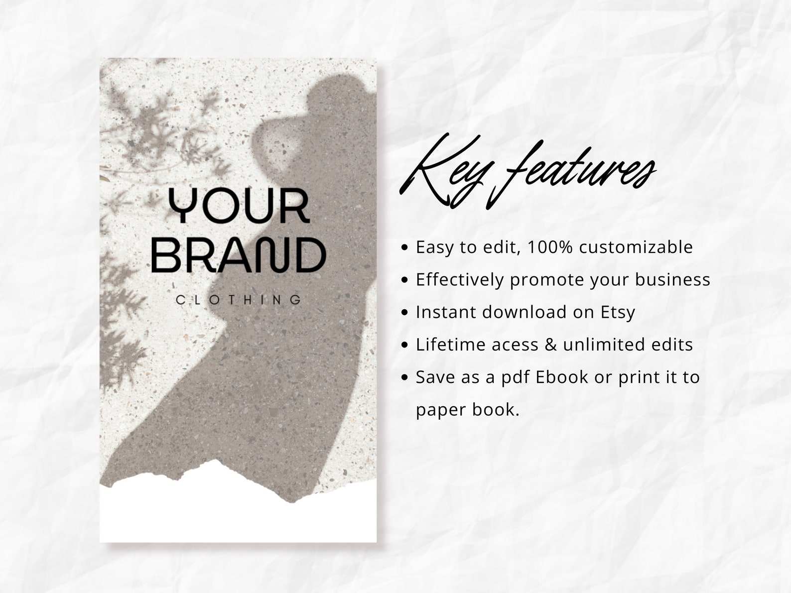 Editable Clothing Tag Template Custom Clothing Tags Printable Hang Tag ...