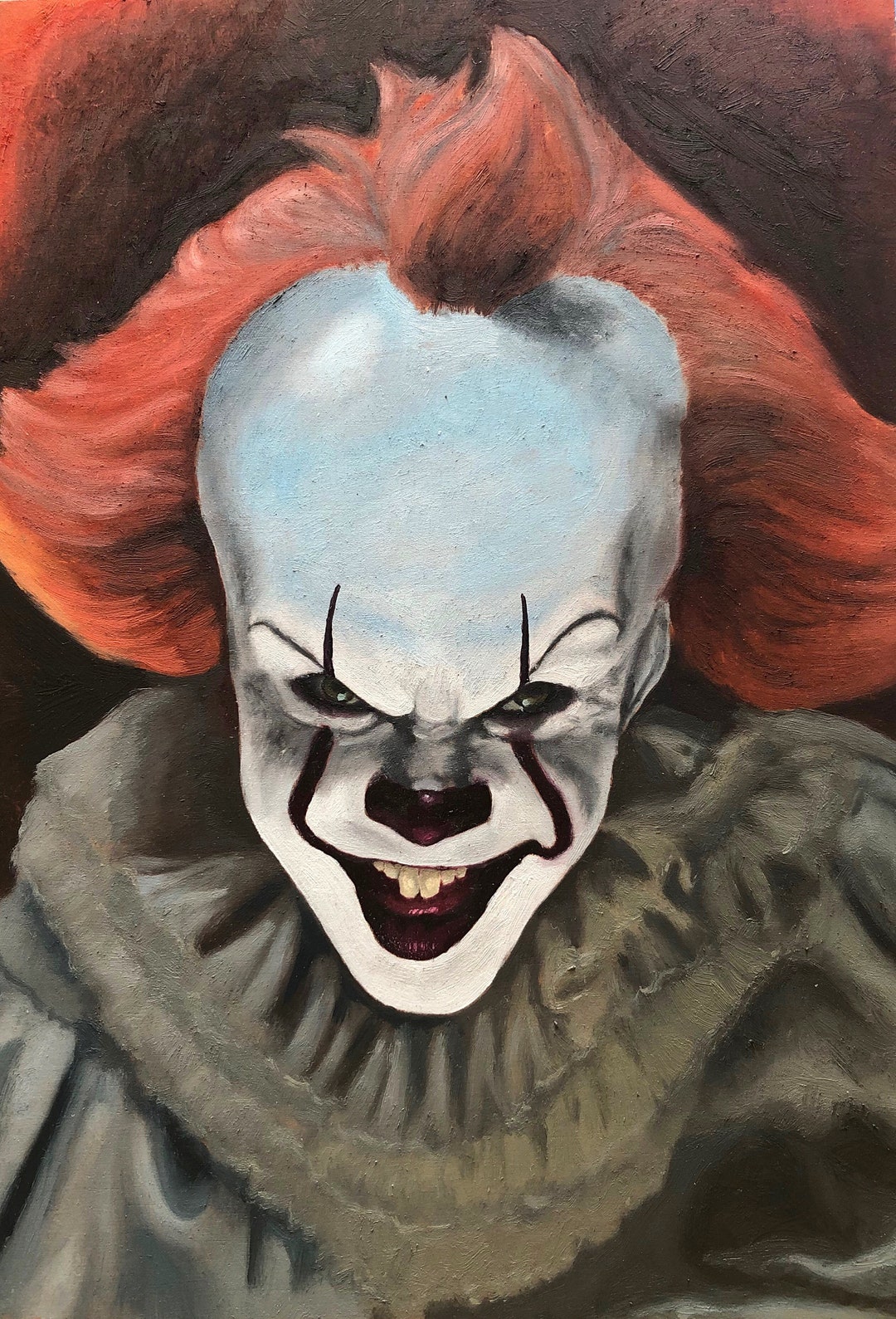 Pennywise the Clown Original Oil Painting From It Movie Horror Art ...