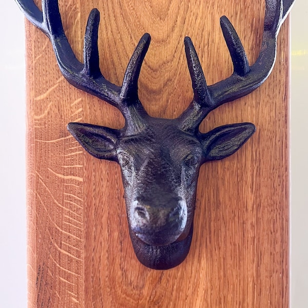 Cast Iron Deer Head - Etsy