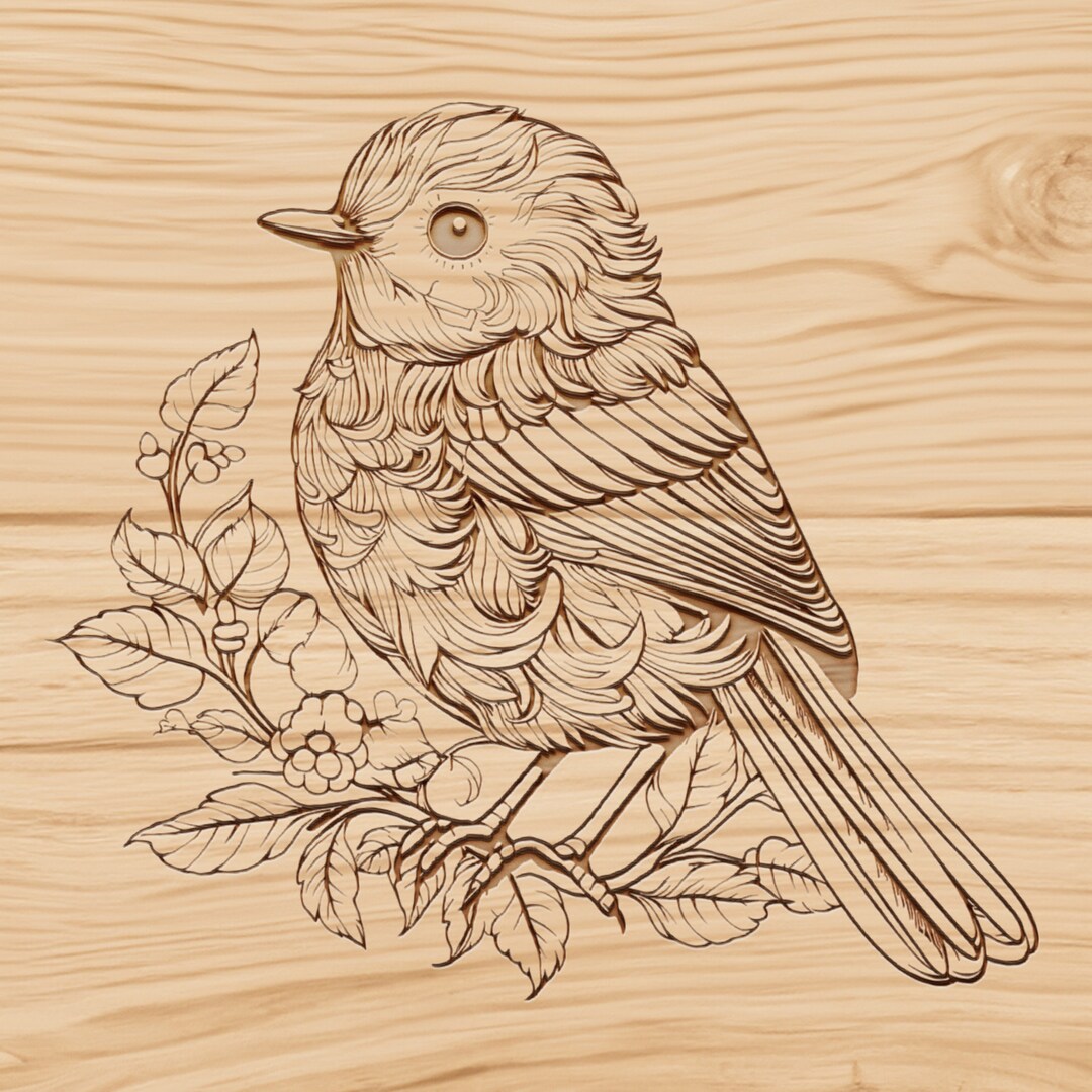 Robin SVG, PNG, Mandala Svg, Bird Svg, Laser Engrave File, Cute Robin ...