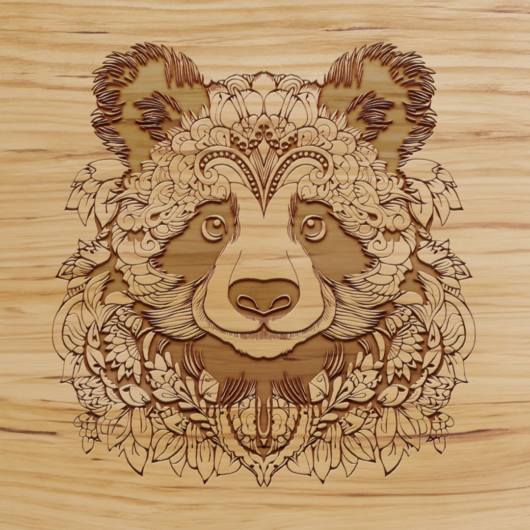 Panda Svg, Panda Bear Svg, Panda Mandala Svg, Floral Svg, Zoo Animal ...