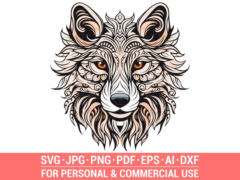 Wolf SVG Png Wolf Head DXF Ai Clipart Wolf File Cutting - Etsy Canada