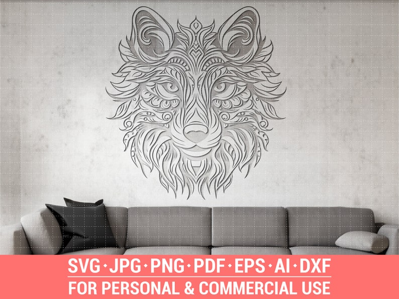 Wolf SVG Png Wolf Head DXF Ai Clipart Wolf File Cutting - Etsy Canada