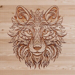 Wolf SVG Png, Wolf Head DXF Ai, Clipart, Wolf File, Cutting, DXF, Wild ...