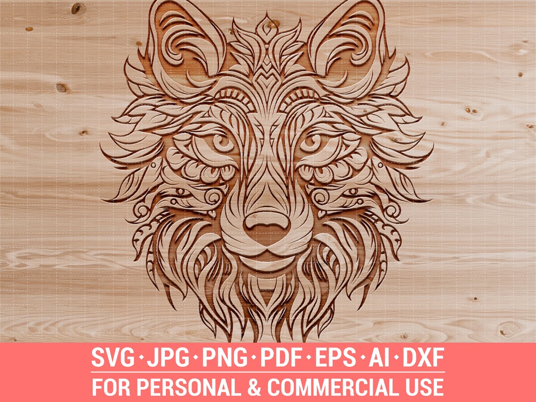 Wolf SVG Png Wolf Head DXF Ai Clipart Wolf File Cutting - Etsy Canada