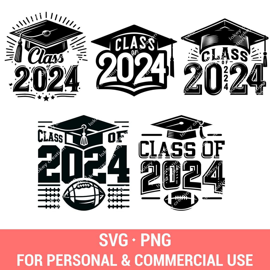 Graduation SVG Bundle, Proud Graduate 2024 SVG, Senior 2024 Svg, Class ...