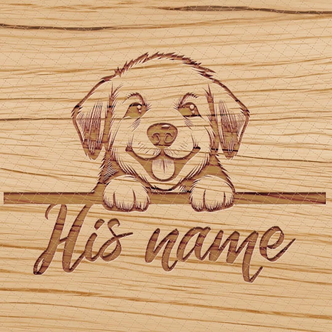 Golden Retriever SVG PNG, Puppy Svg, Baby Dog Svg, Peeking Golden ...