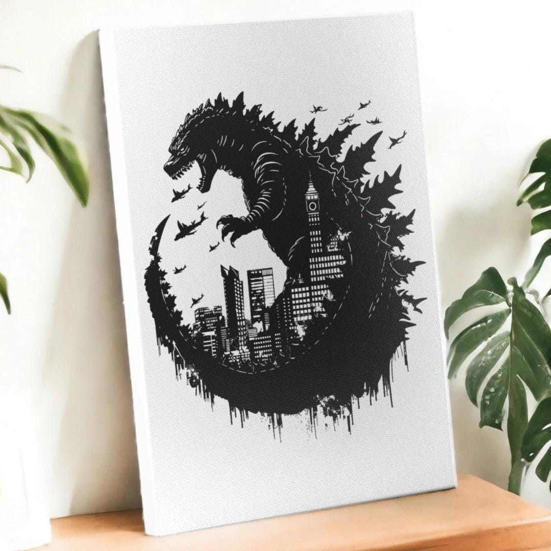 Godzilla SVG, Godzilla Figure Svg, Movie Svg, Landscape Svg, Dinosaur ...