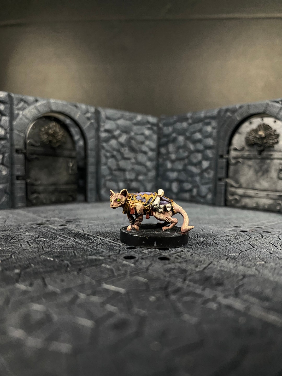 D&D Painted Miniature - Sphinx Cat, Model, Cats and Catacombs, Painted ...