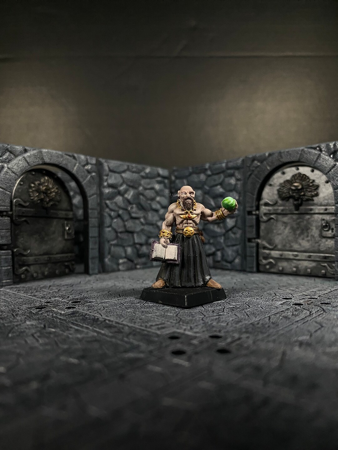 DND Dwarf Cleric, Dwarf Wizard, Dwarf Sorcerer, Dwarf Warlock, Power Orb, Dwarf Miniature - Etsy