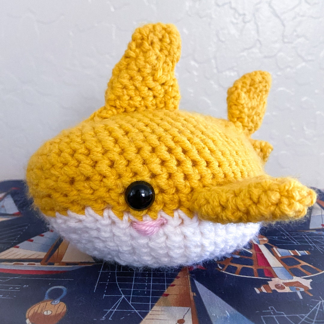 Customizable Crochet Shark Amigurumi Shark Shark Plushie Etsy
