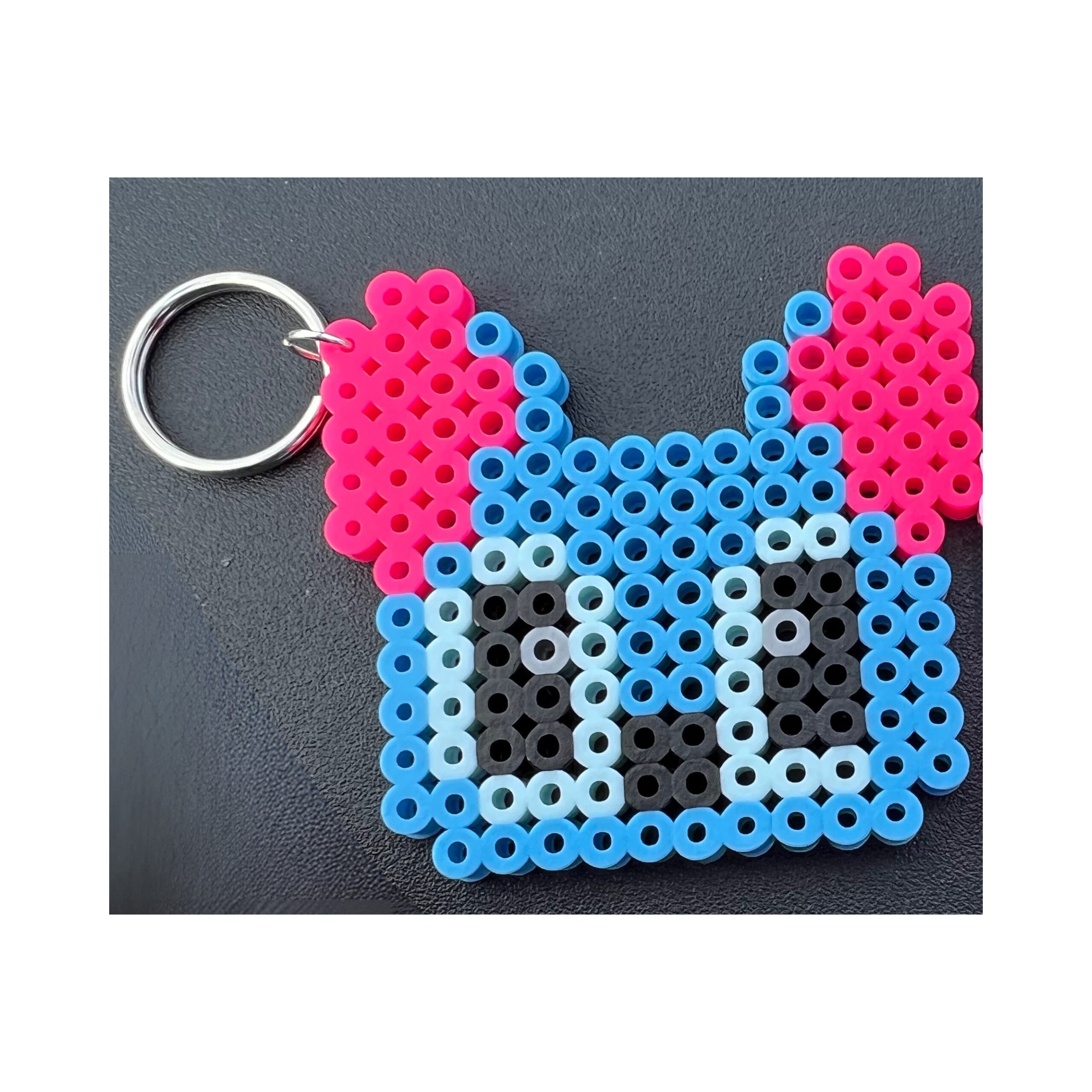 Perler Beads Stitch and Angel Keychains - Etsy