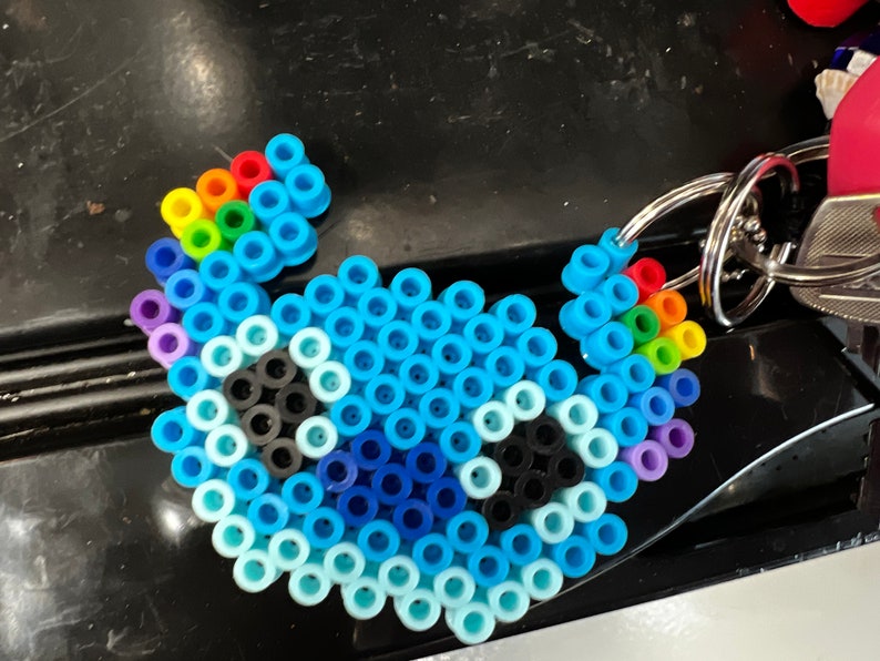 Perler Beads Stitch and Angel Keychains - Etsy