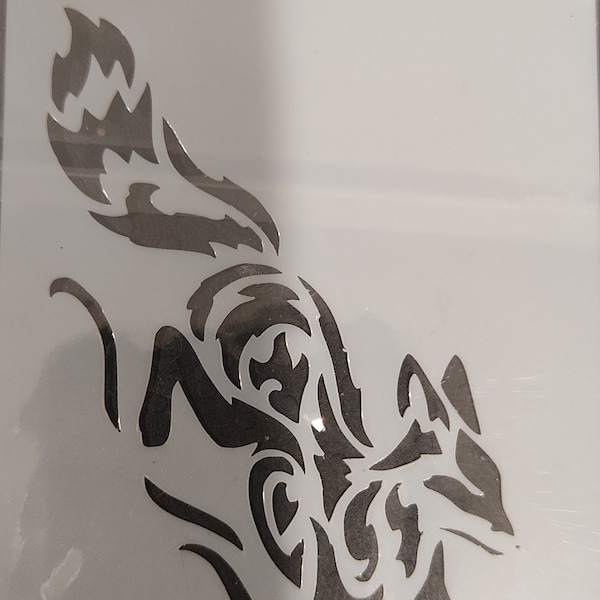 Fox Stencil - Etsy