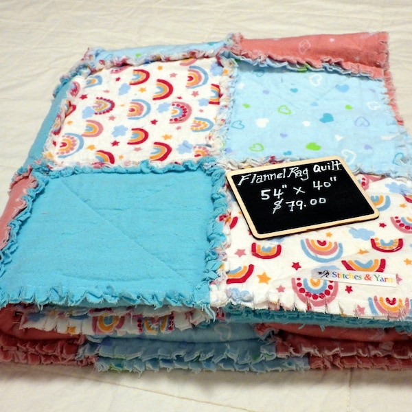 Flannel Rag Quilt - Etsy