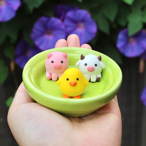 Polymer Clay Animals - Etsy