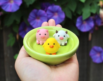 Handmade Polymer Clay Fruit Desk Friend/clay Desk Buddy/clay Desk Pet ...