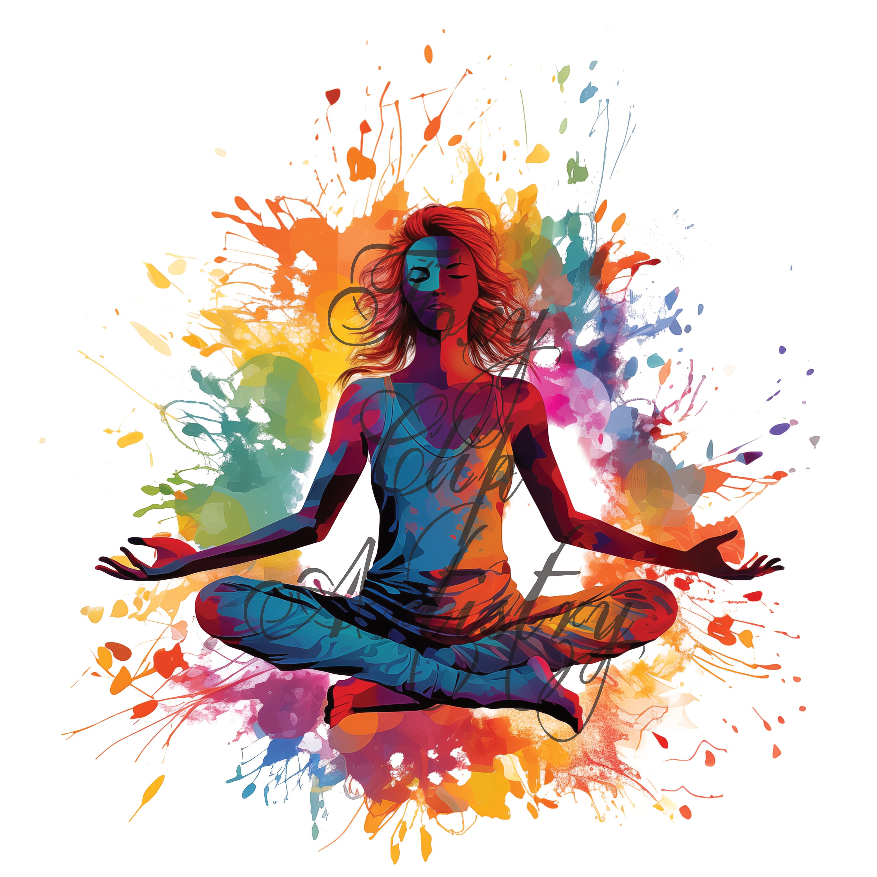 15 Somatic Yoga Clipart PNG Bundle High Quality Yoga PNG 4000x4000px ...