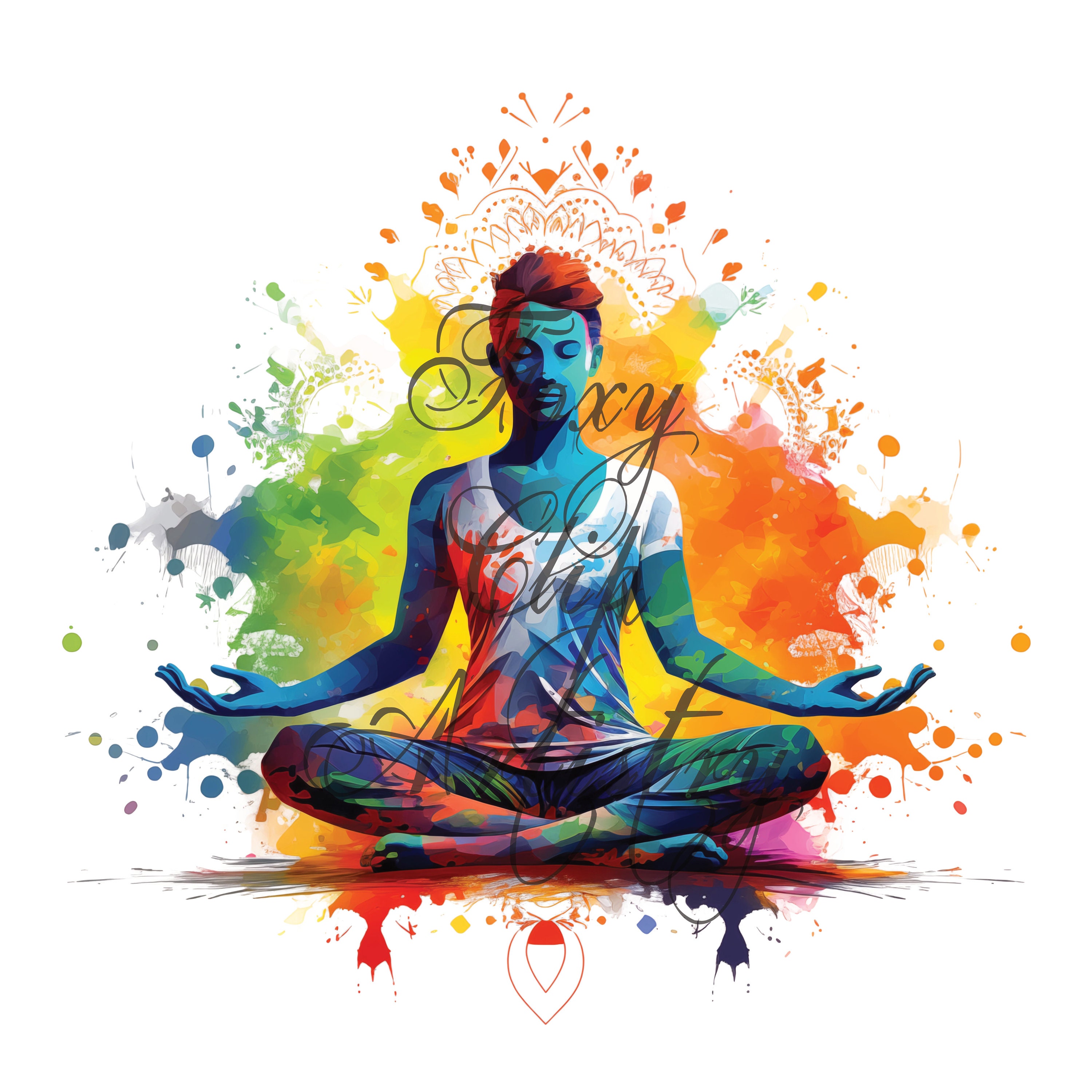 15 Somatic Yoga Clipart PNG Bundle High Quality Yoga PNG 4000x4000px ...