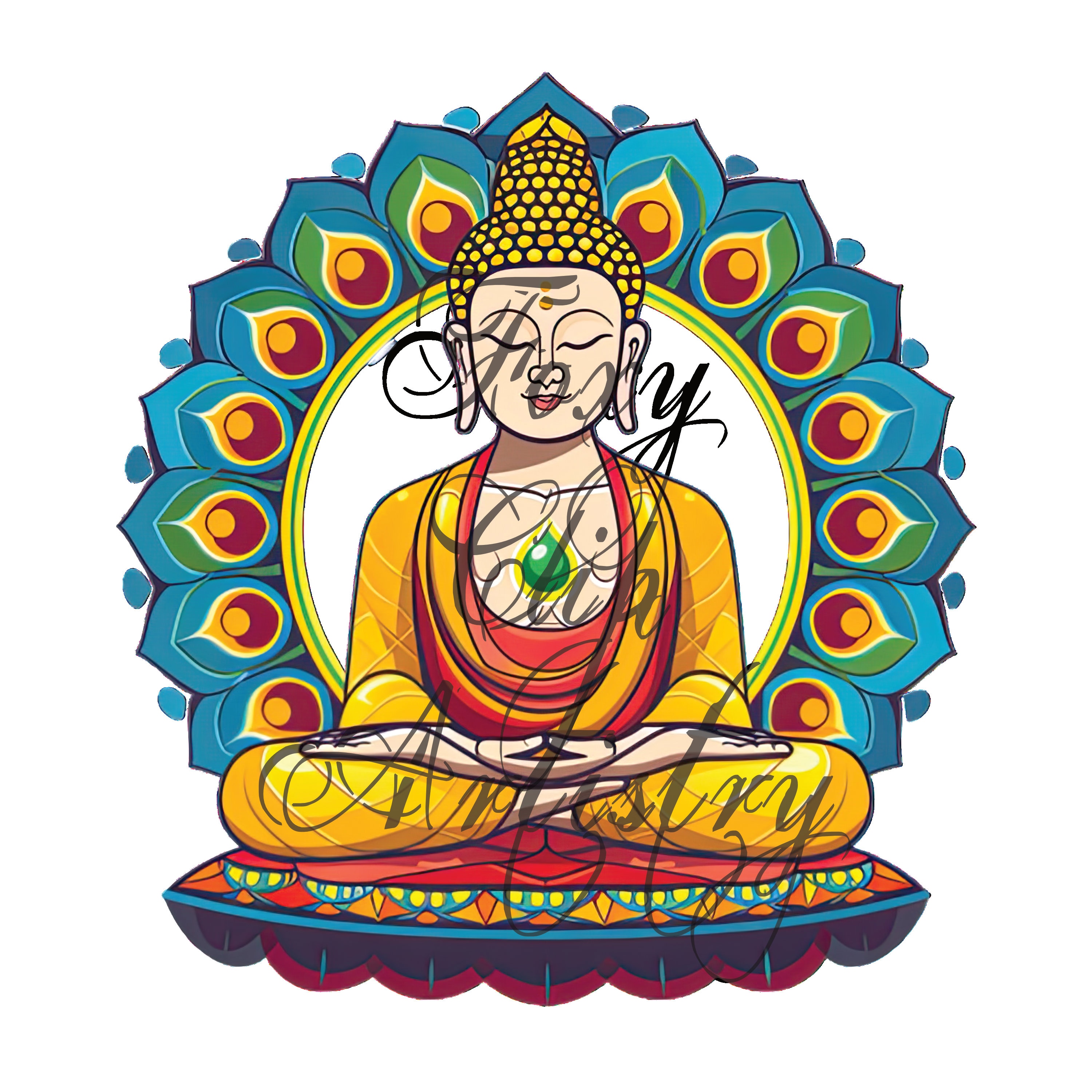 8 Buddha Clipart PNG Bundle High Quality Buddhism PNG - Etsy