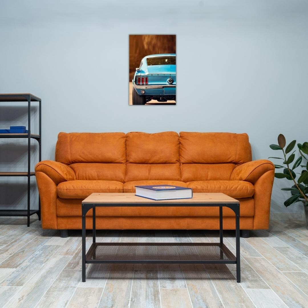 Retro Nostalgic Car Poster Premium MDF Wood Art Poster Wall Decor Room ...