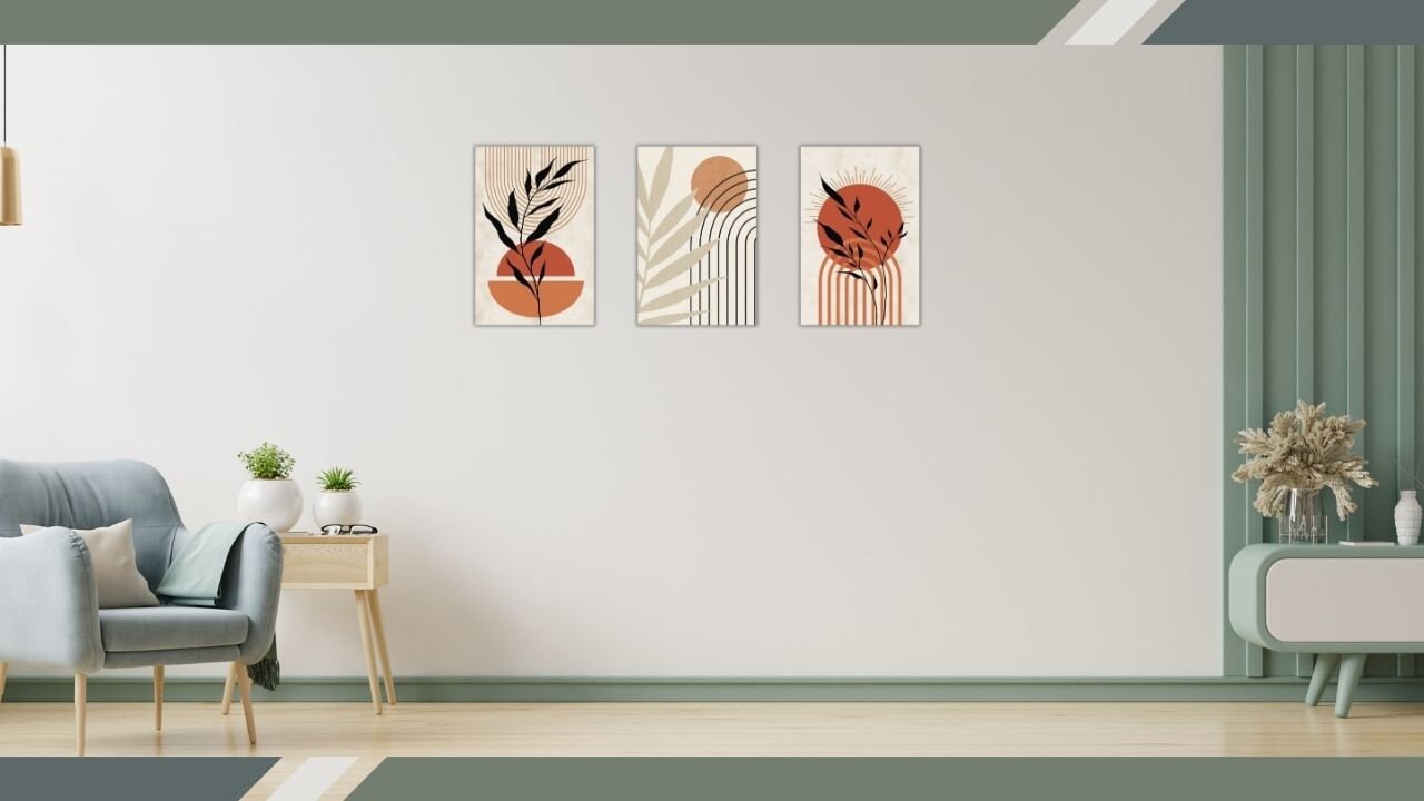 Bohem Poster Premium MDF Wood Art Sun Poster Wall Decor Room Decor ...