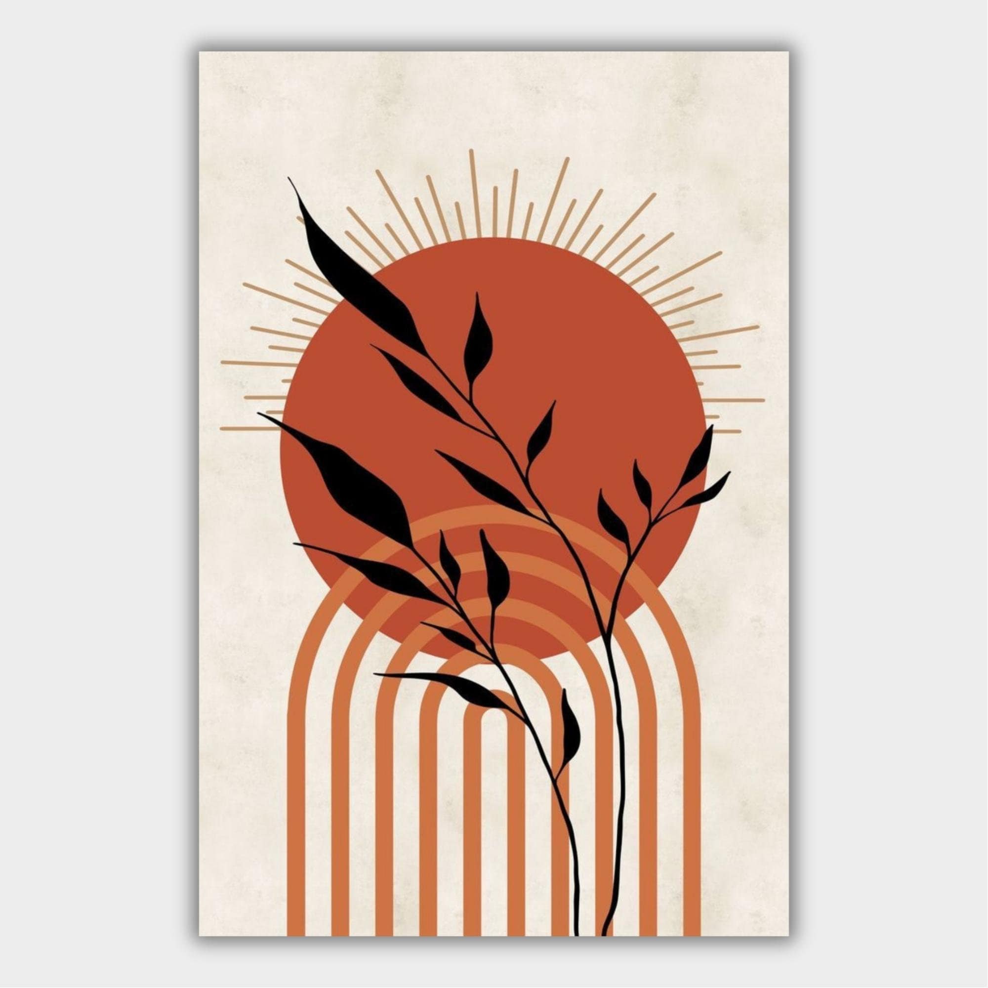 Bohem Poster Premium MDF Wood Art Sun Poster Wall Decor Room Decor ...