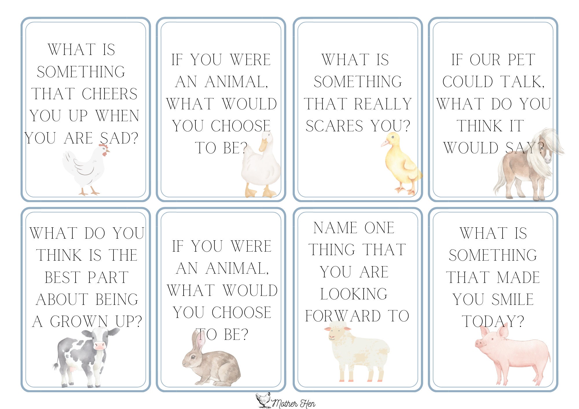 Connection Cards for Kids - Etsy