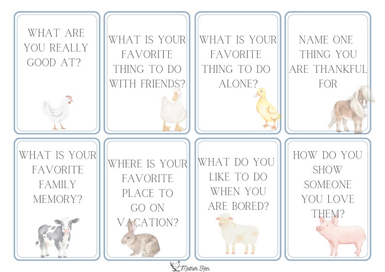 Connection Cards for Kids - Etsy