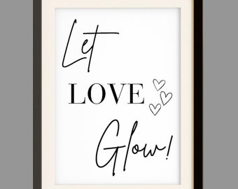 Let Love Glow! Grab a Glow Stick & Light up the Dance Floor Sign ...