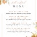 Fall Cocktail Menu, Digital Download, Printable, Perfect for a Fall ...