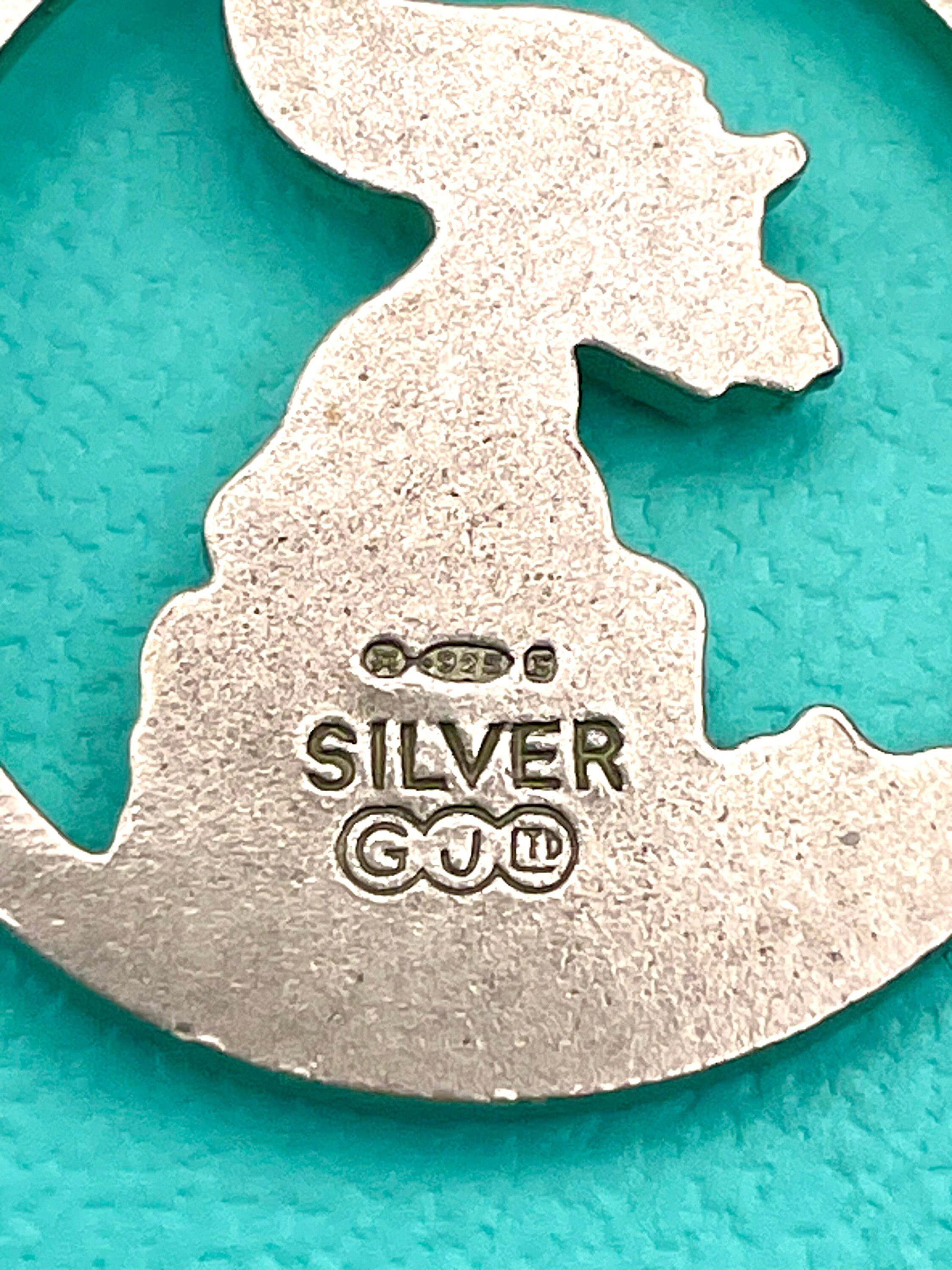 Vintage Georg Jensen Cornish Pixie Gnome Elf Leprechaun Sterling Silver ...